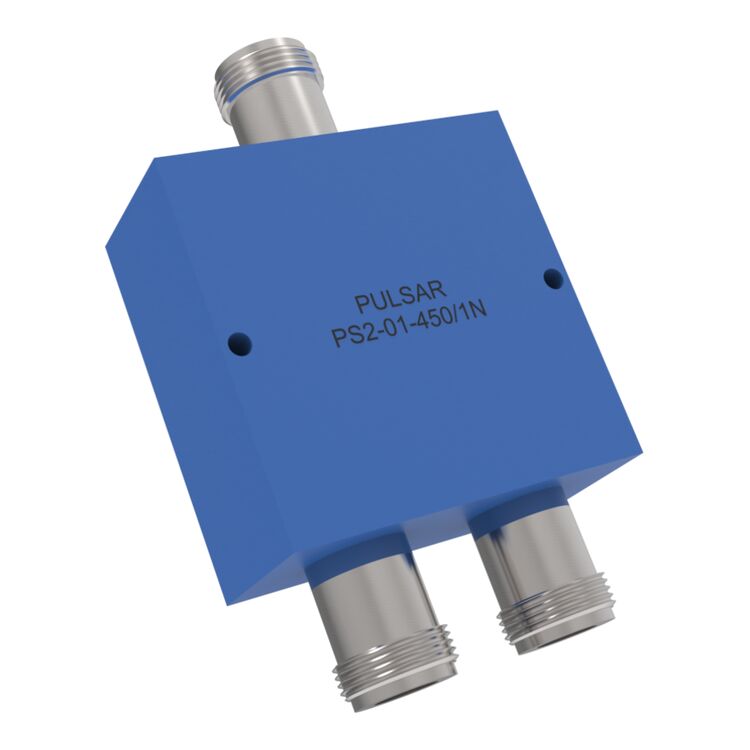 2-Way Power Divider: 0.225 to 0.4 GHz - Type-N
